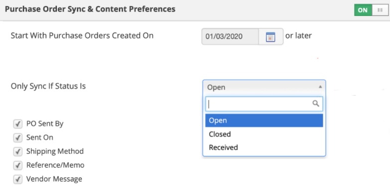 Syncing Purchase Orders to QuickBooks Desktop – Service Fusion